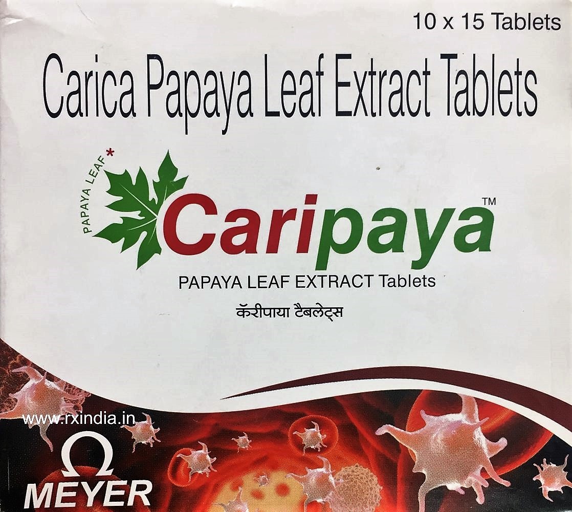 Buy Caripaya Tablets Carica papaya Eranda karkati Online at RxIndia.com