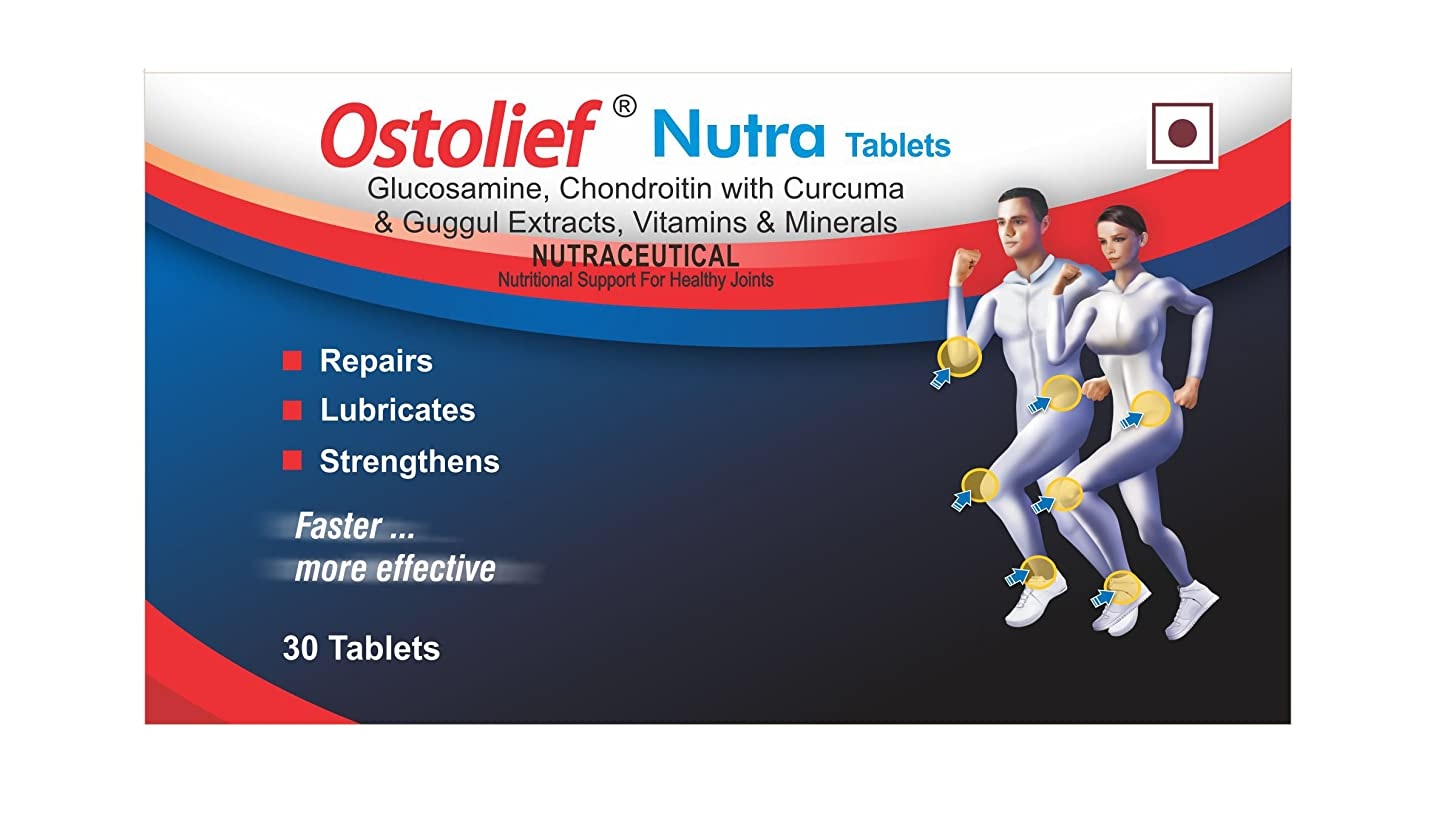 Buy Charak Ostolief Nutra 30 Tablets Pack Supplement for Bone & Joints ...