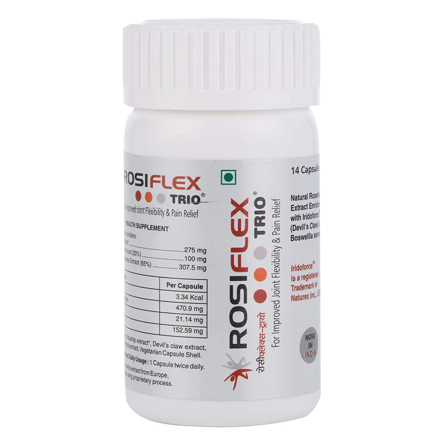 Buy Rosiflex Trio 14 Capsules Pack Online at RxIndia.com