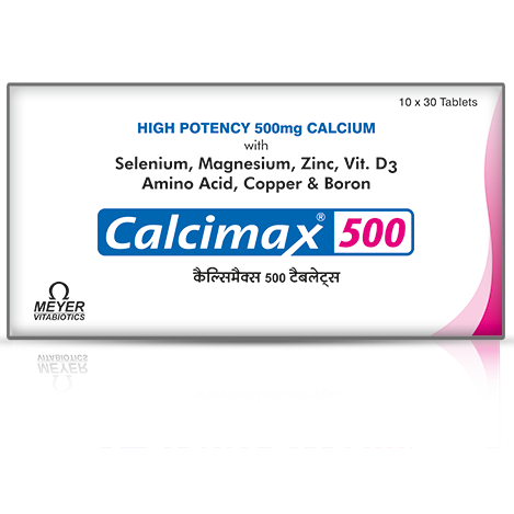 Buy Calcimax 500 30 Tablets Online at RxIndia.in