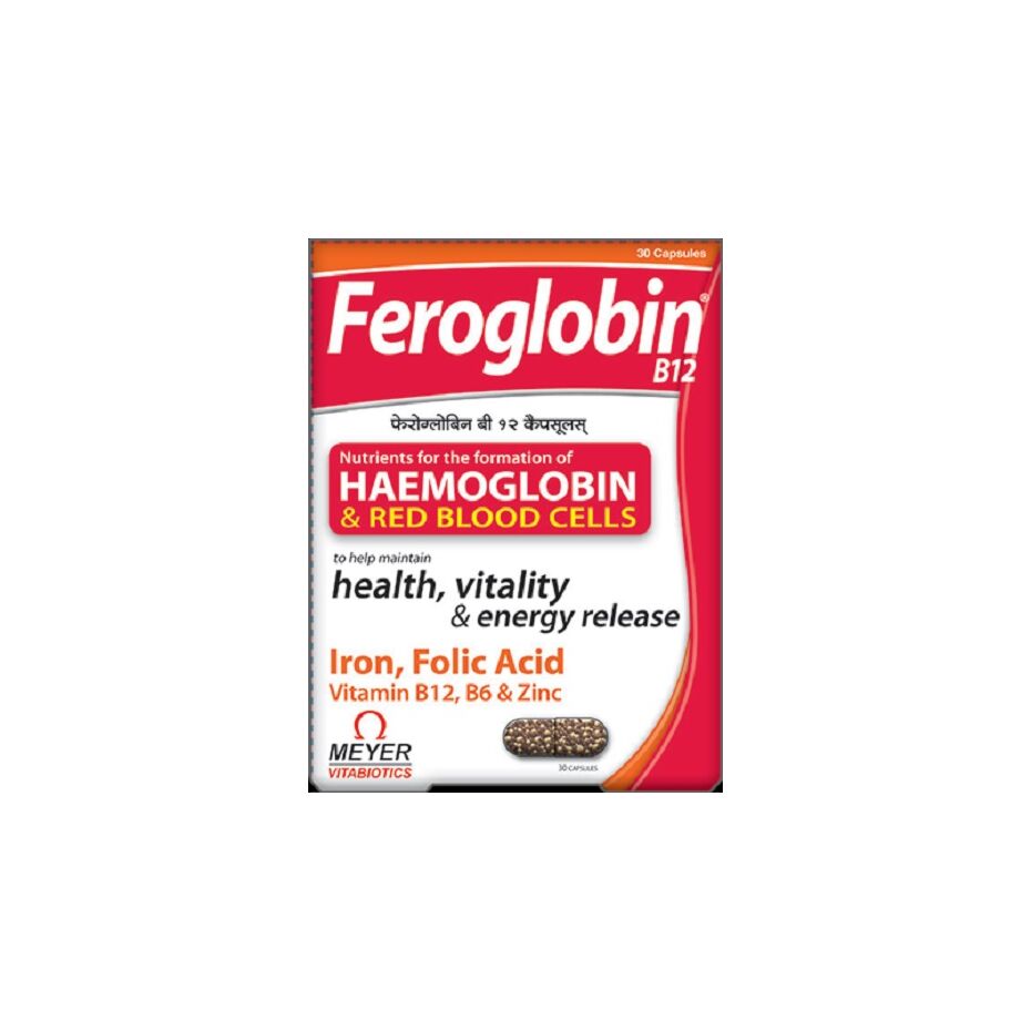 Buy Feroglobin B12 S.R.30 Capsules Monthly Pack Online at RxIndia.com