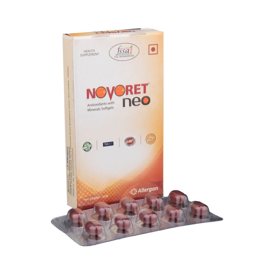 Buy Novoret Neo Softgels 10 Soft Gelatin Capsules Online at RxIndia.com