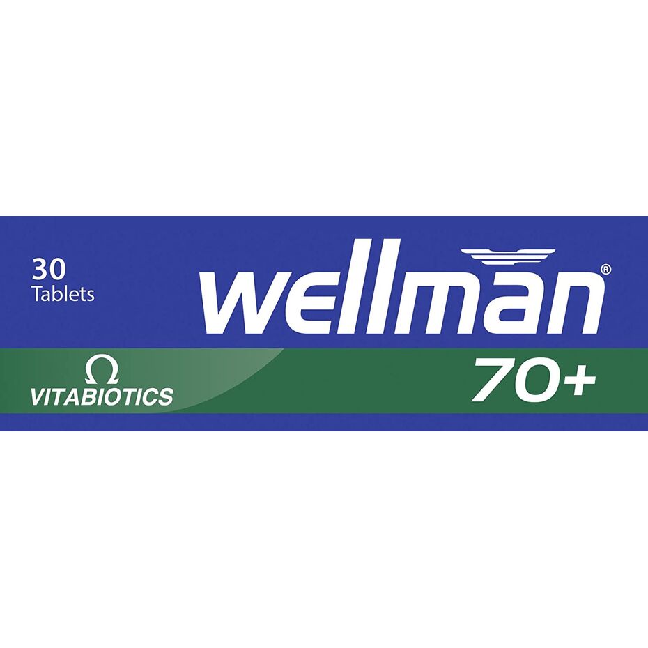 Buy Vitabiotics Wellman 70+ 30 Tablets Monthly Pack Online at RxIndia.com