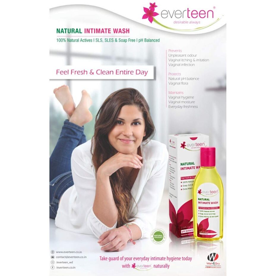 Buy everteen Feminine Intimate Wash 105 ml Online at RxIndia.com