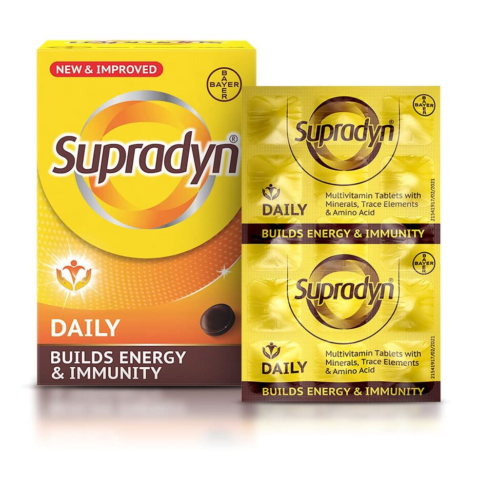 Buy Supradyn Multivitamin and Minerals 15 Tablets Online at RxIndia.com