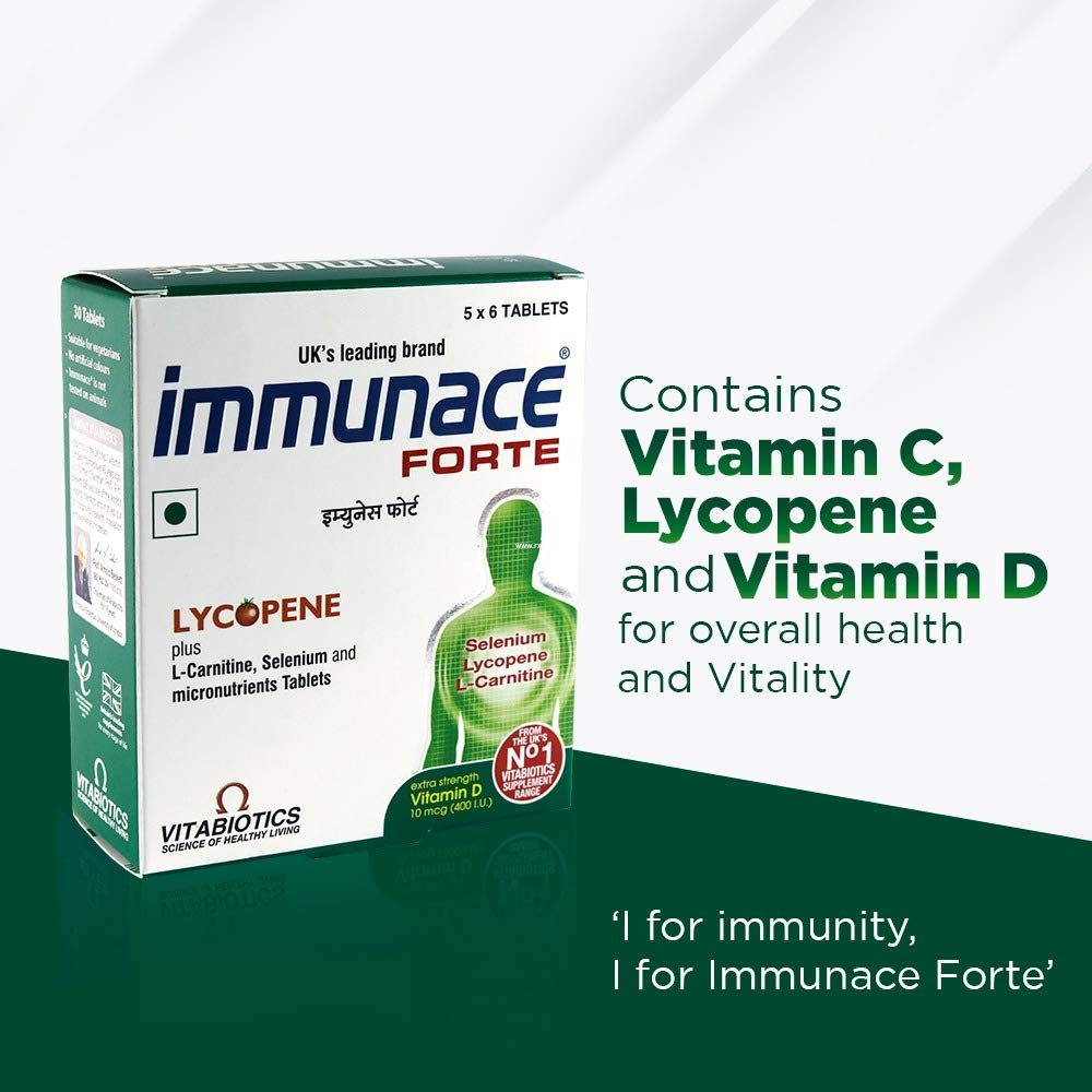 Buy Immunace Forte 30 Tablets Monthly Pack Online at RxIndia.com
