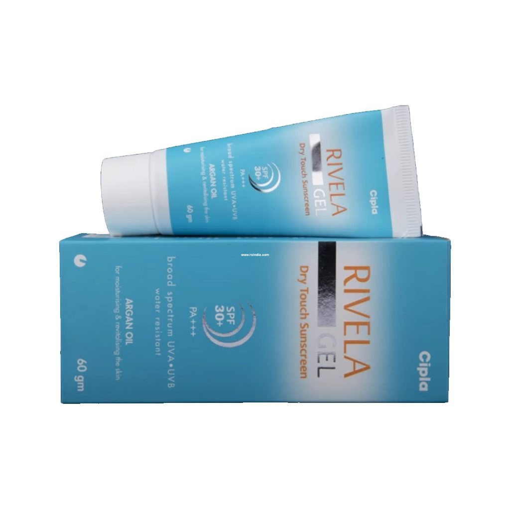 Buy Cipla Rivela Gel Dry Touch Sunscreen - SPF 30+ PA+++ 60 g Online at ...
