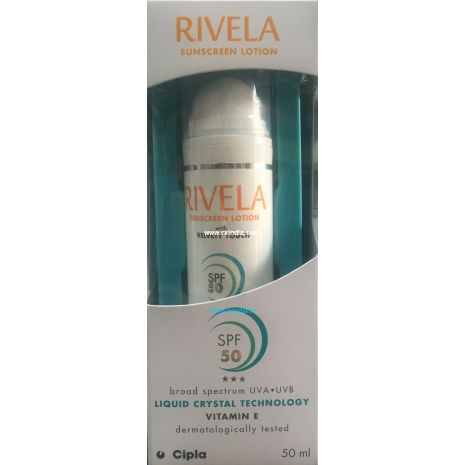 Buy Cipla Rivela SPF 50 Sunscreen Lotion 50ml Online at RxIndia.com